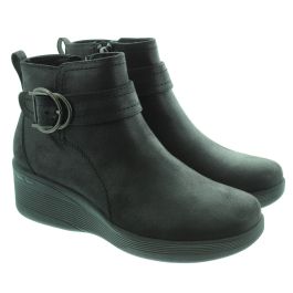 Ladies 167915 Forever Chic Ankle Boots In Black